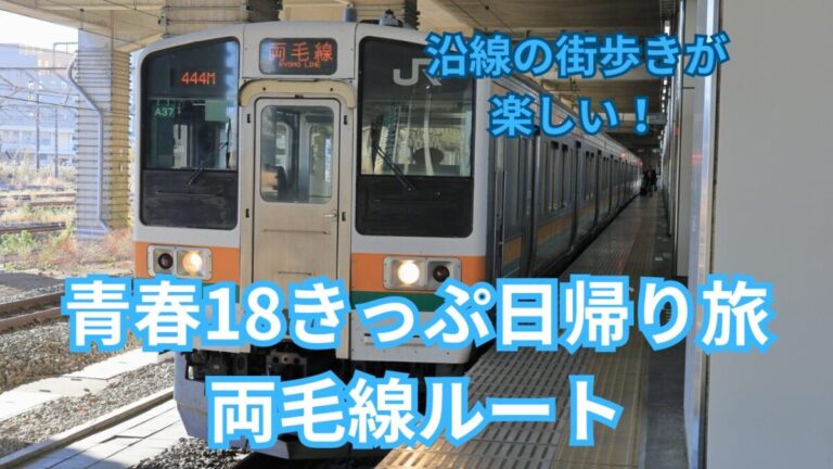 両毛線で途中下車の旅を楽しむ周遊ルート! ~青春18きっぷ日帰り旅~ 青春18きっぷナビ